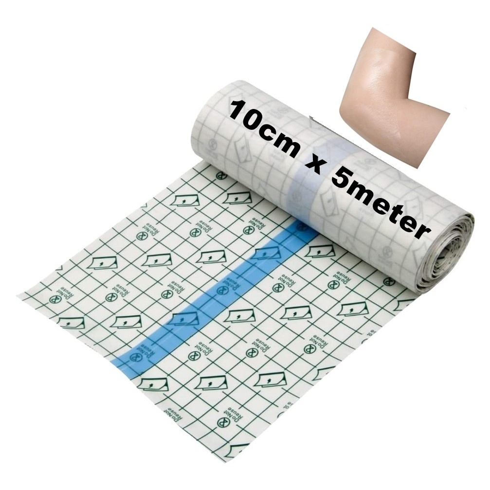 Waterproof Dressing Tape 10cm x 5m Transparent Adhesive Plaster Tattoo ...