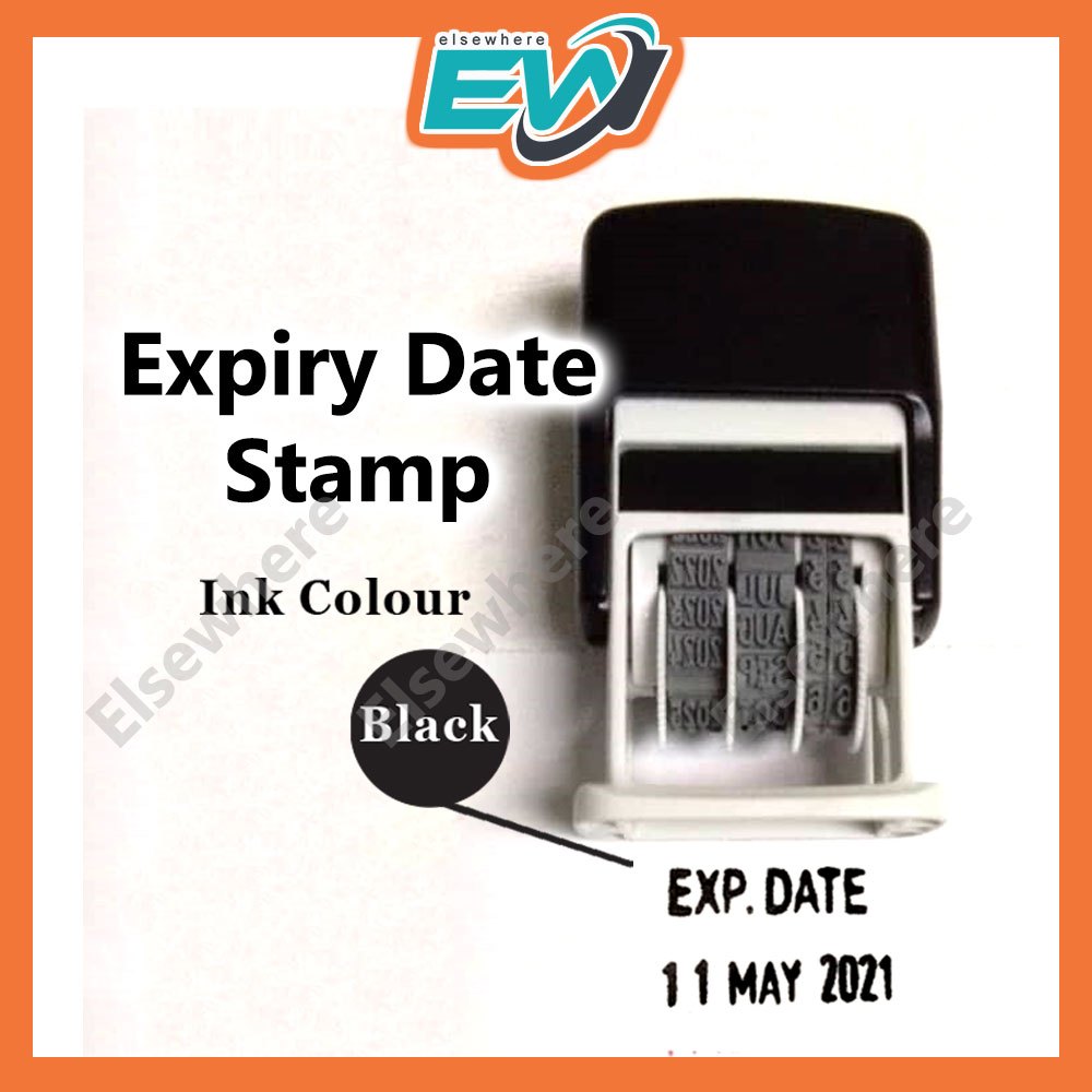 Expiry Date Stamp Suitable for paper document stamping (ink not ...