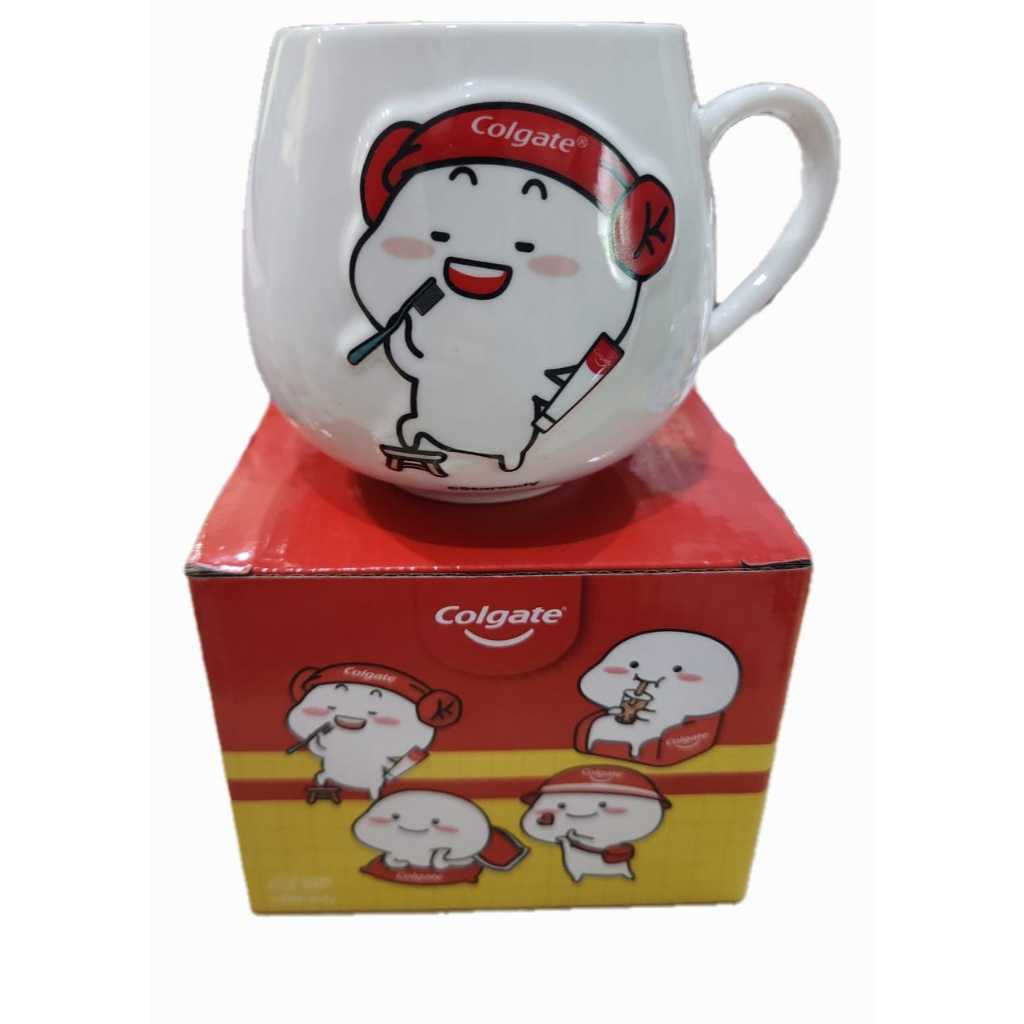 Colgate limited edition Quby collectable mug (random design) | Shopee ...
