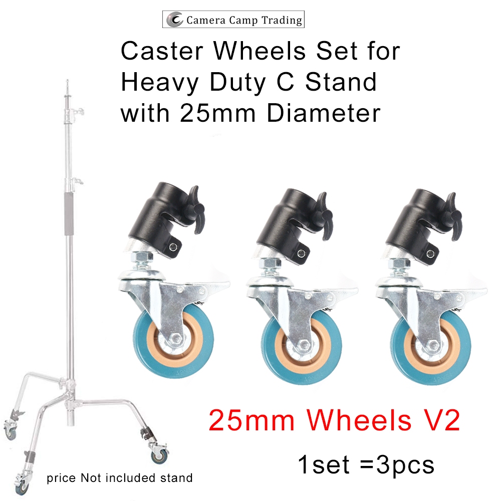 25mm Caster Kit for C Stand Caster Kit for C Stand Wheels Roda | Shopee ...
