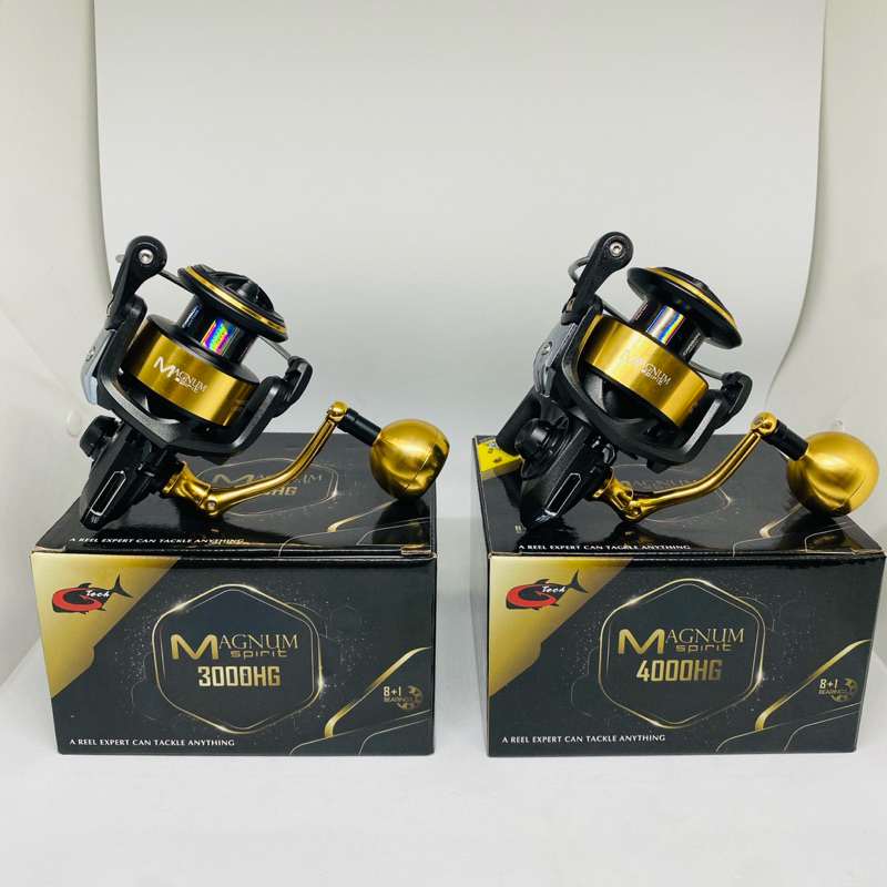 G TECH REEL MAGNUM SPIRIT（PG / HG）（SPINNING REEL） | Shopee Malaysia