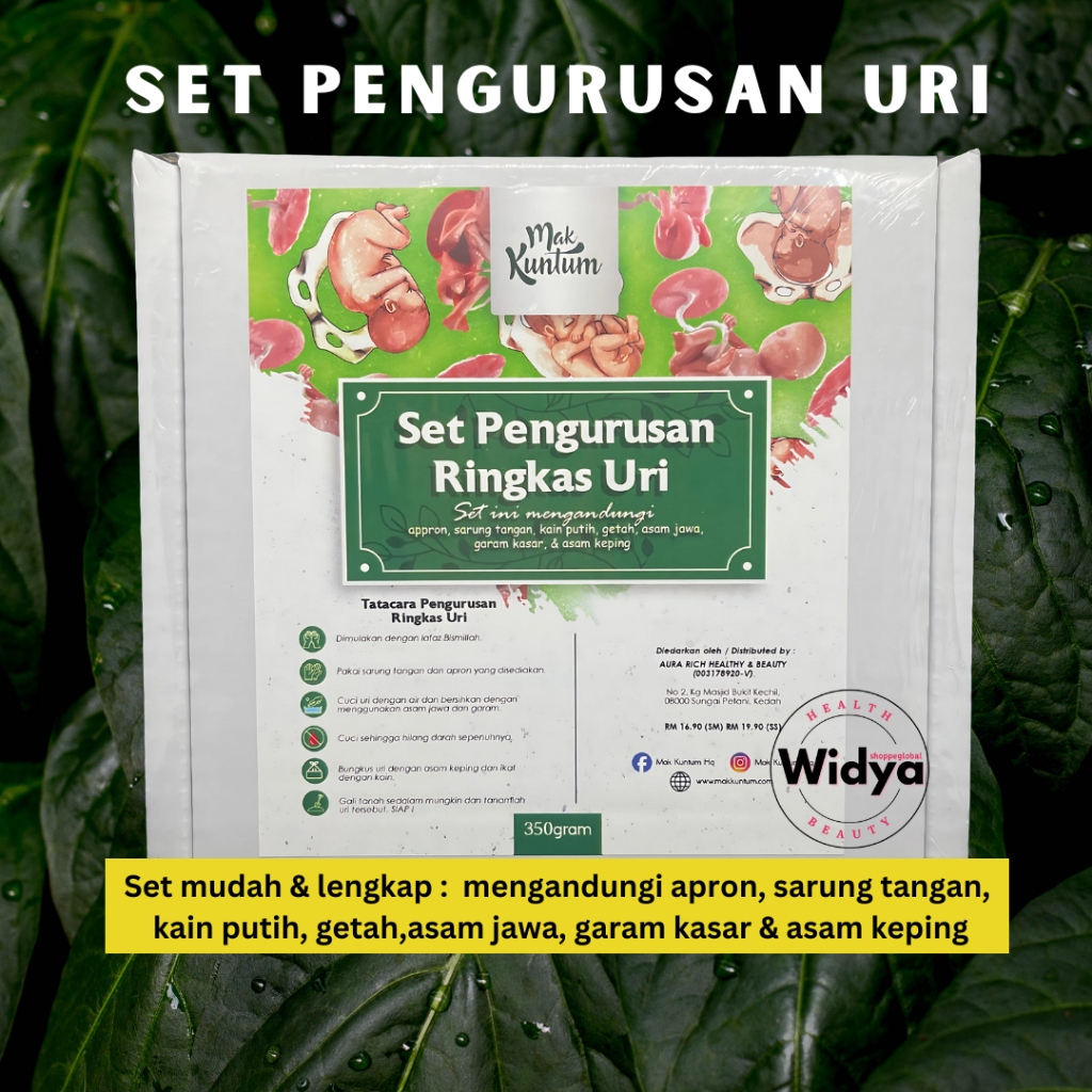 Mak Kuntum SET PENGURUSAN RINGKAS URI basuh lengkap cuci lepas bersalin ...