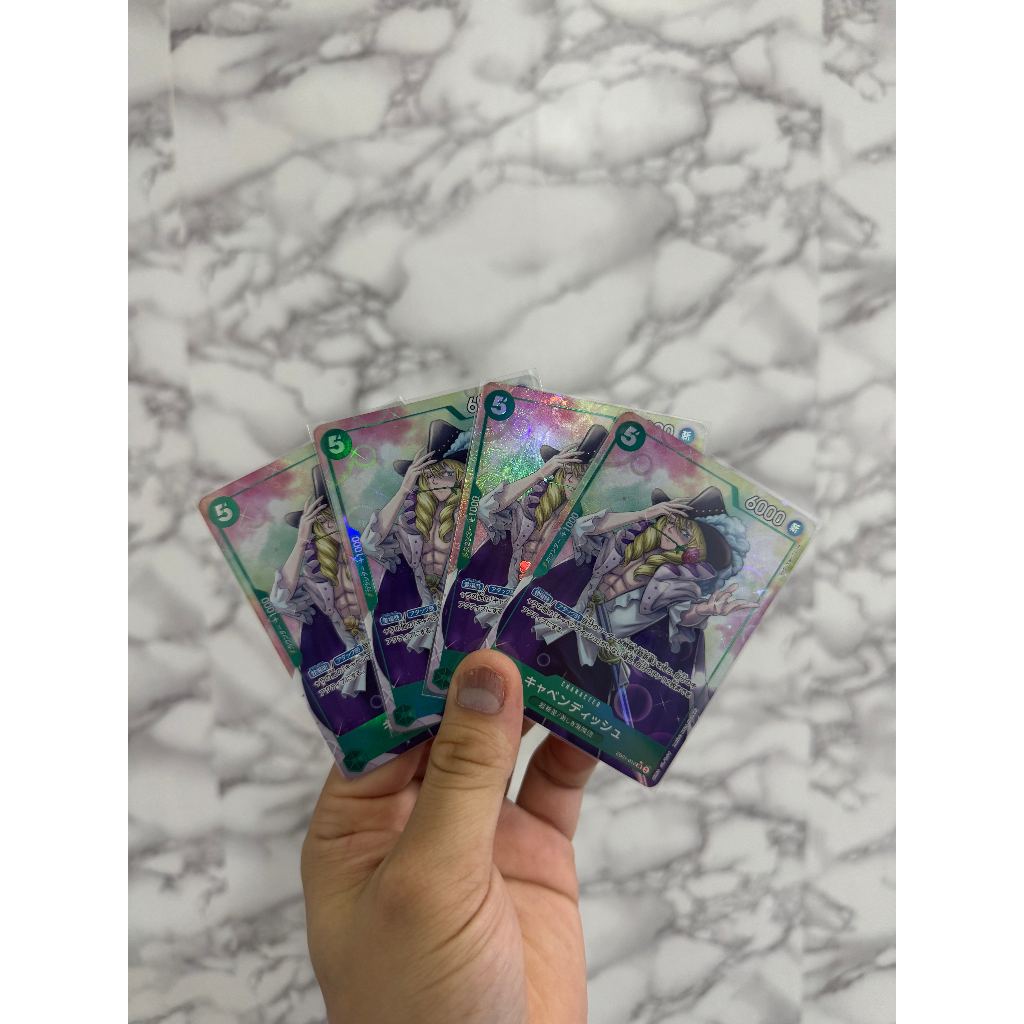 ONE PIECE TRADING CARD GAME - CAVENDISH (ALTERNATE ART)(AA)(P-SR)(EB01-012)(MEMORIAL COLLECTION ...