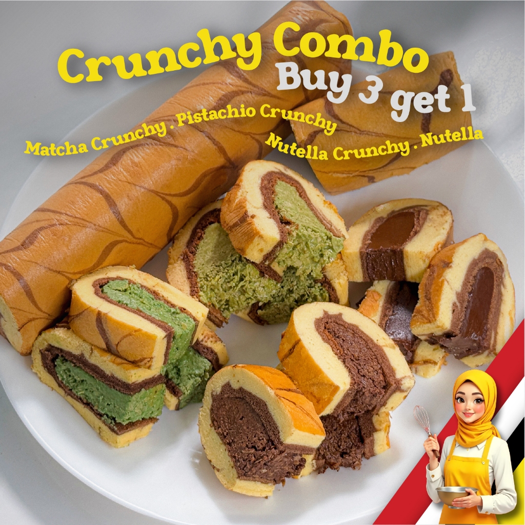 KEK TAPAK KUDA BEGAWAN - Cake Viral Nutella Matcha Pistachio Crunchy ...