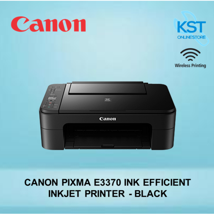 CANON PIXMA E3370 INK EFFICIENT INKJET PRINTER | Shopee Malaysia