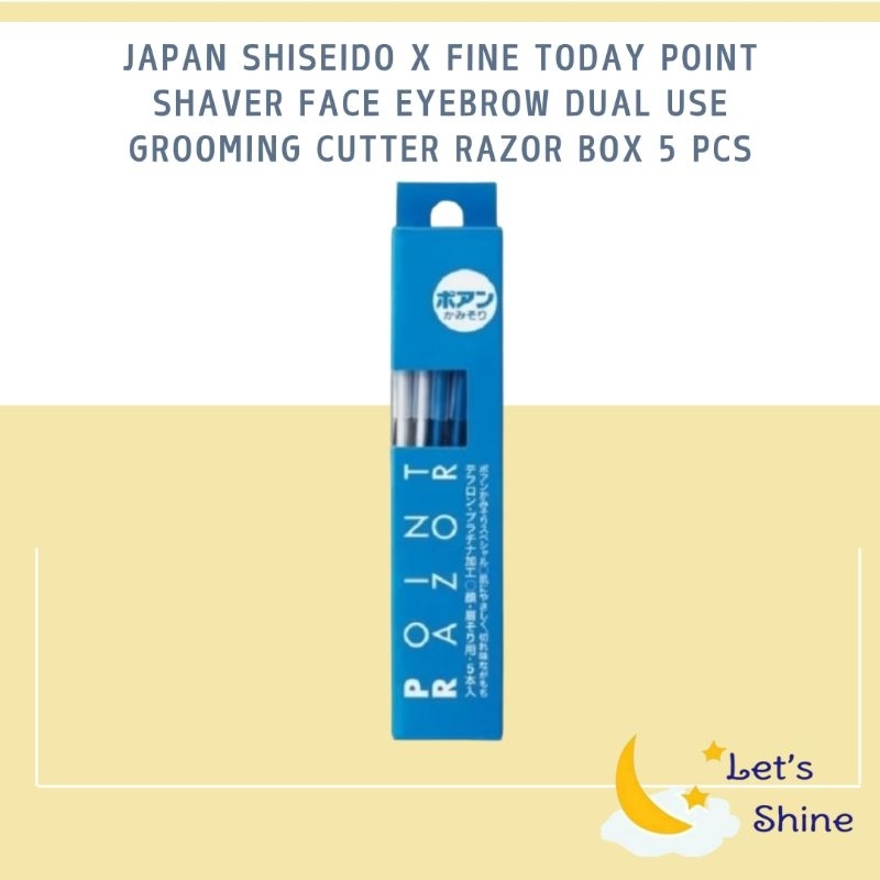 Japan Shiseido x Fine Today POINT Shaver Face Eyebrow Dual Use Grooming ...
