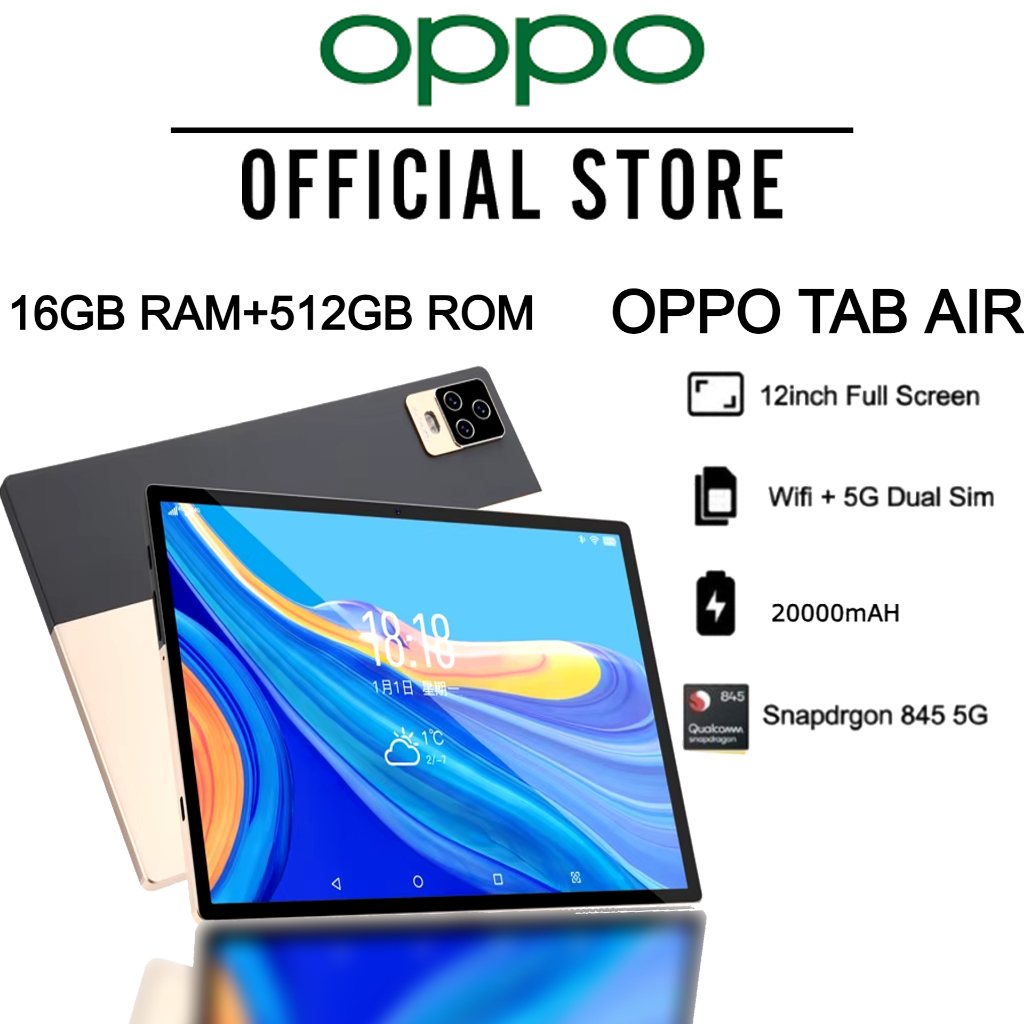 Crazy Promo 2024 5GTablet OPPO PAD AIR l 12 Inch Tab l 16GB+512GB HD ...