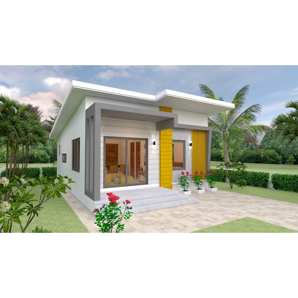 Pelan rumah 2 bilik 1 tandas 23' x 40' (Code B-26)(pelan lengkap ...