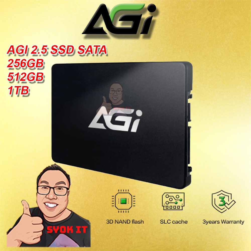 AGI SSD SATA SSD 120GB / 250GB / 500GB / 1000GB 2.5" NOTEBOOK & PC 3 ...