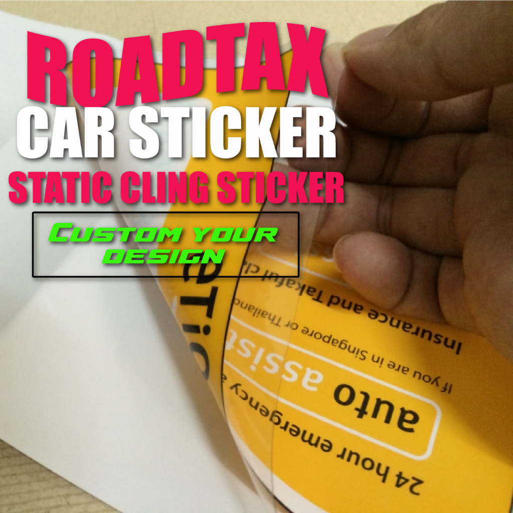 ROADTAX / STATIC CLING STICKER CAR/LORRY/TRANSPORTATION | Shopee Malaysia