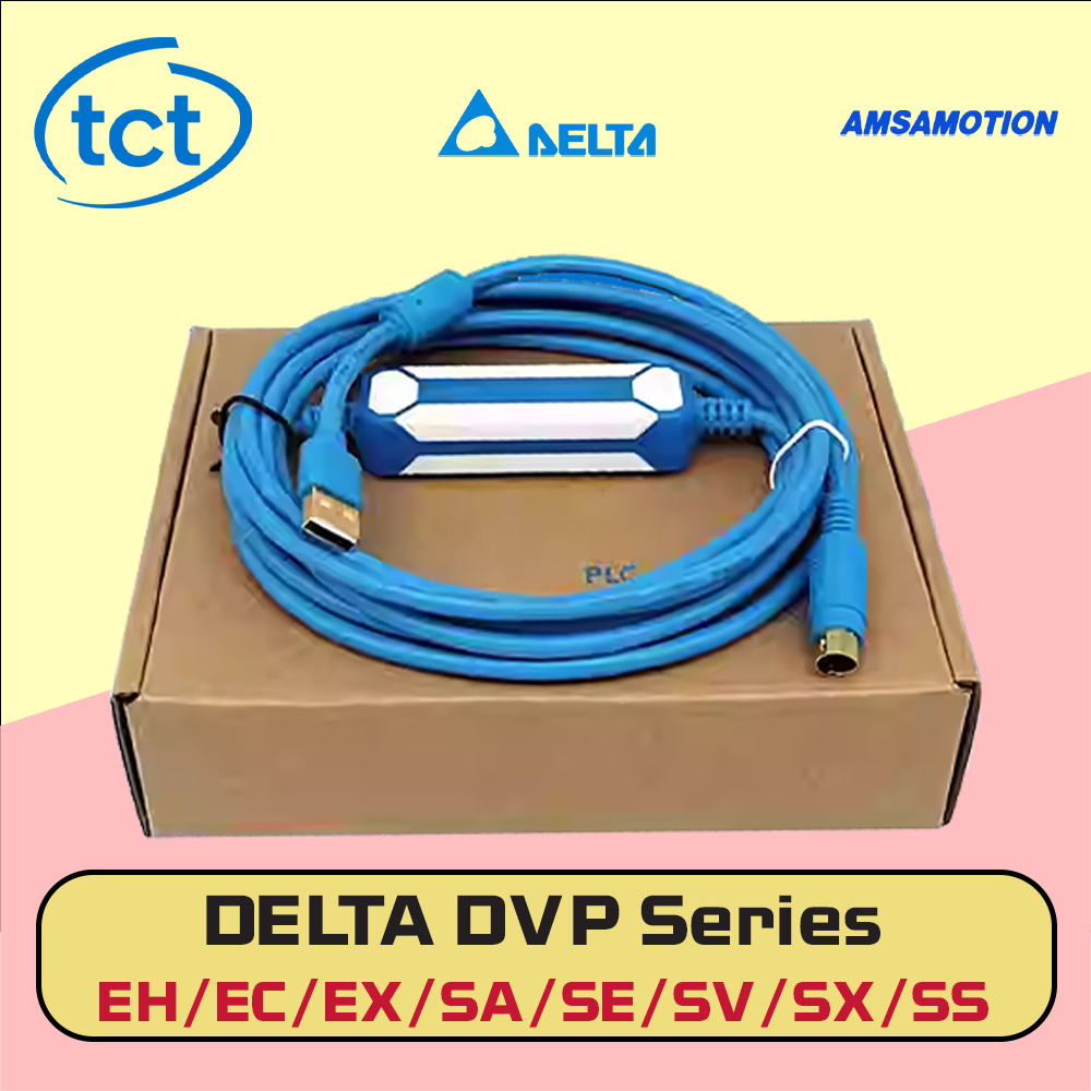 Amsamotion PLC Cable for Delta DVP Series EH EC EX SA SE SV SX SS PLC ...