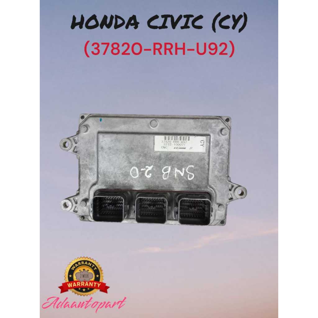 HONDA CIVIC ECU - 37820 - RRH - U92 ( CY ) | Shopee Malaysia