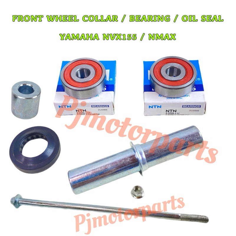 NVX NVX155 / NMAX - FRONT WHEEL COLLAR & BEARING HUB RIM & OIL SEAL ...