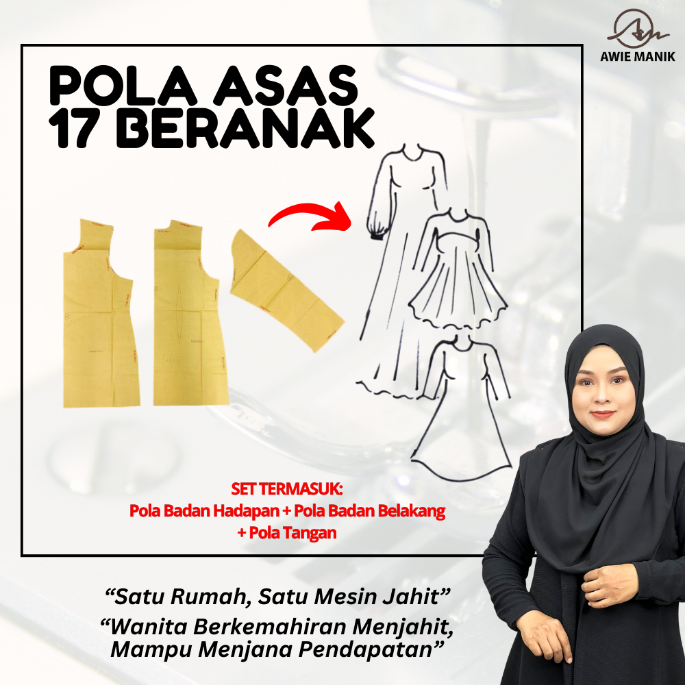 [DEWASA] POLA ASAS 17 BERANAK AWIE MANIK | Shopee Malaysia