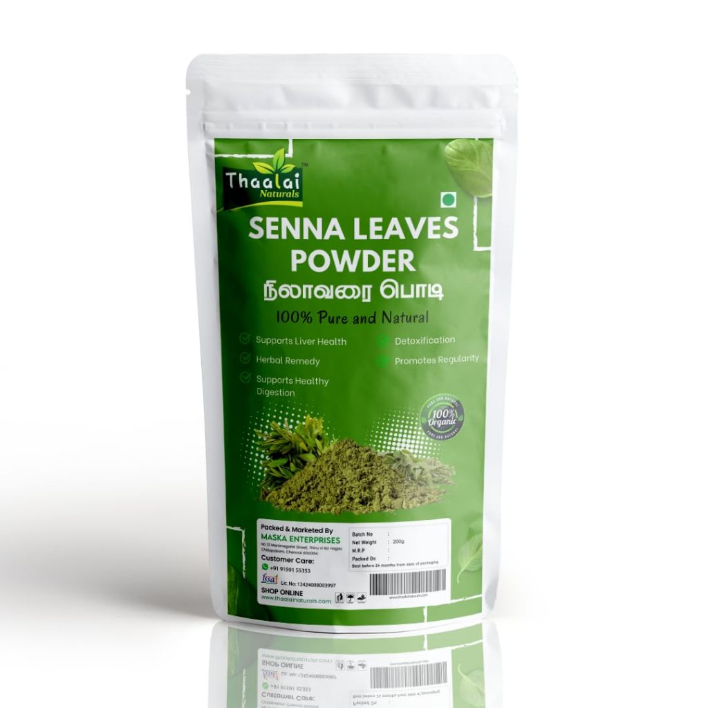 Thaalai Naturals Senna Leaves Powder | Nilavarai Powder | Swarnamukhi ...