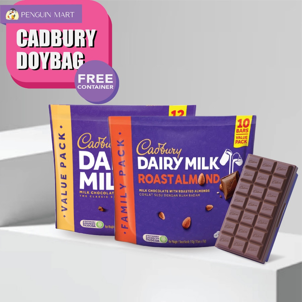 [Exp Jan 2025]Cadbury Doybag Assorted Dairy Milk Chocolate [Roast ...