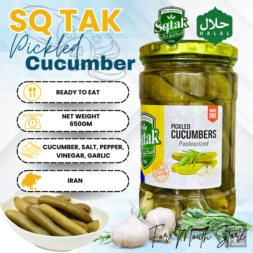 SQ TAK Cucumber Pickle/ Gherkin/ Jeruk Timun | Shopee Malaysia