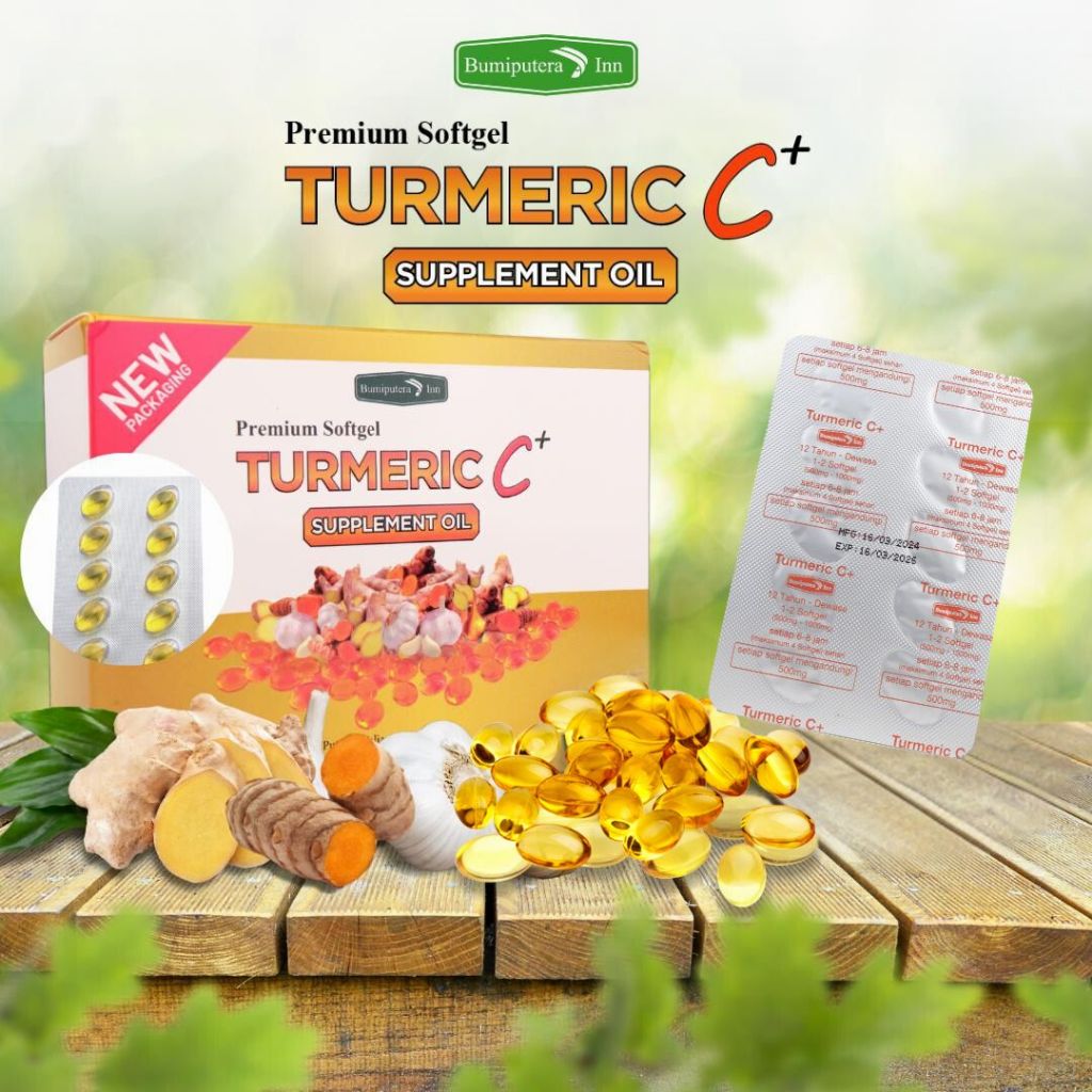 Turmeric C Plus Supplement Oil Original HQ Gastrik Angin Gerd Anxiety ...