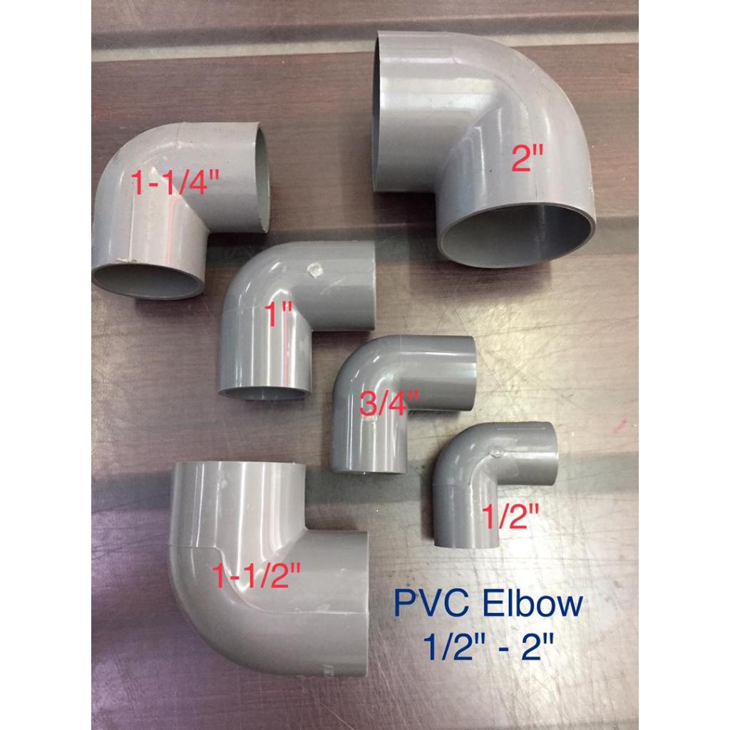 PVC Elbow 15mm - 50mm / Fitting BBB | Shopee Malaysia