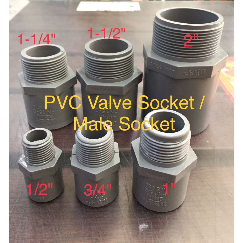 PVC Valve Socket 15mm - 50mm / Fitting BBB | Shopee Malaysia