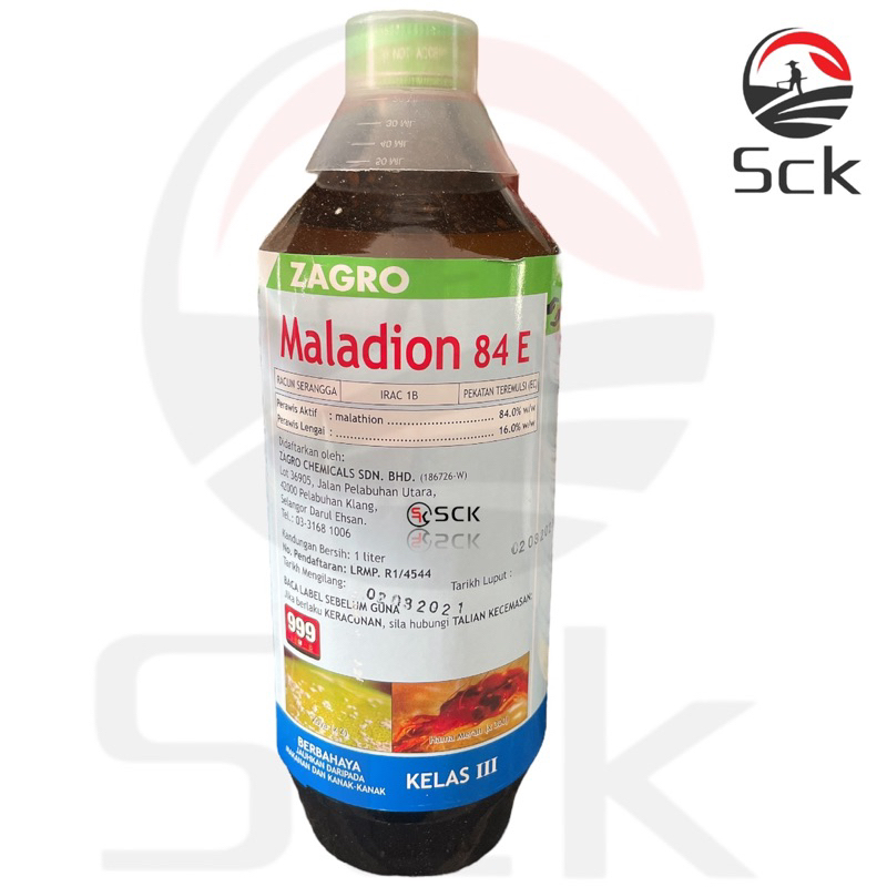 Zagro Maladion 84EC 1Liter/Racun serangga/malathion 84%/malaxion ...