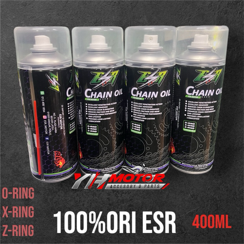 ESR Motor Chain Lube Minyak Rantai Motorsikal(400ml) | Shopee Malaysia