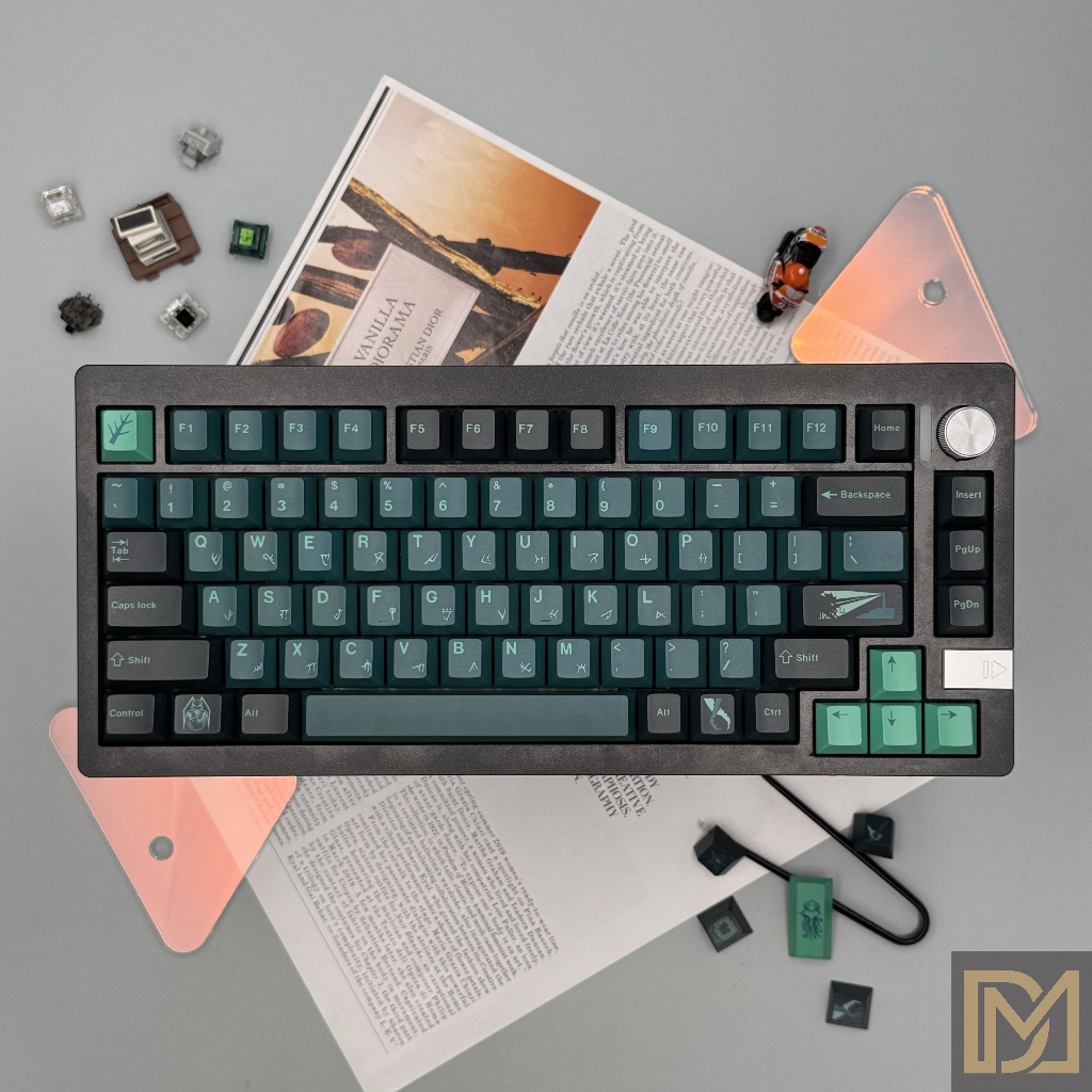 [LOCAL STOCK] Terror Below Keycap PBT Cherry Profile Dye Sub Keycaps ...