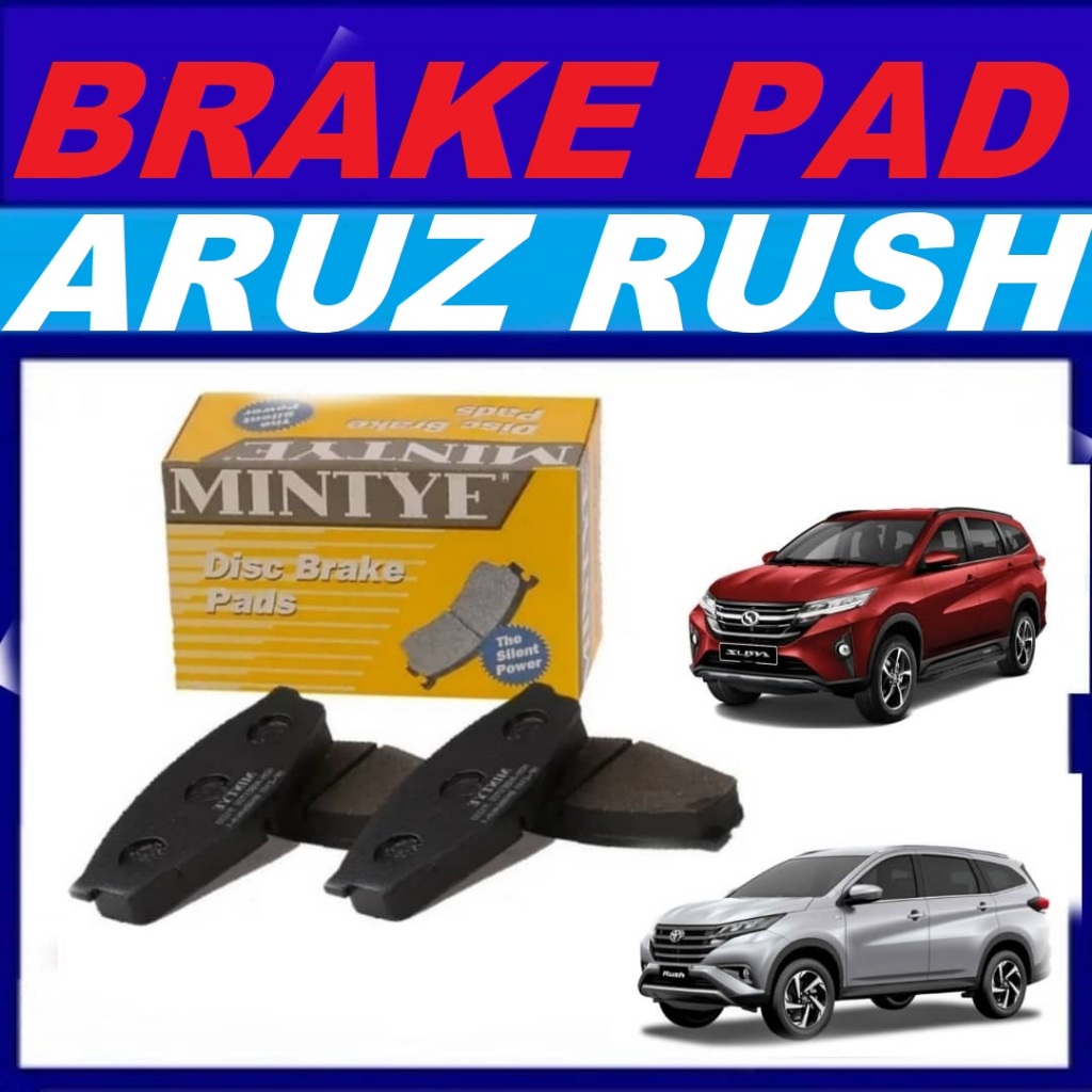 PERODUA ARUZ TOYOTA RUSH BRAKE PAD FRONT MINTYE Made In Malaysia ...