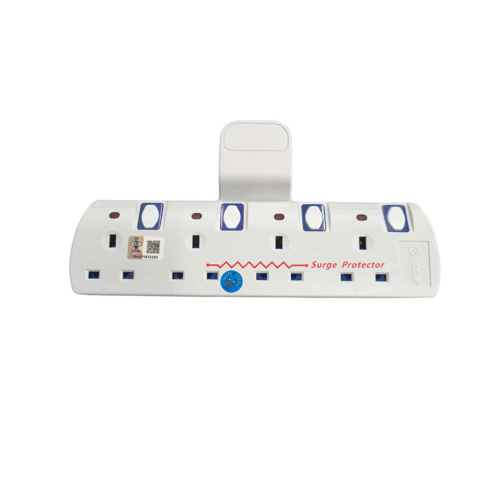 Plug Adapter Socket 3 Way Universal Multi Adapter Extension Plug 3 GANG ...