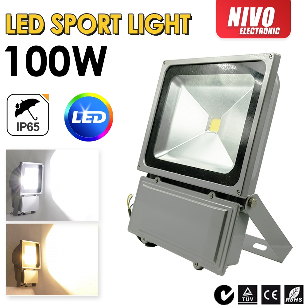 100W LED Floodlight Outdoor Security Flood Light Smd LED Spotlight ...