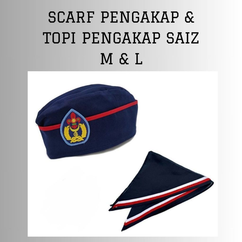 TOPI PENGAKAP SCARF PENGAKAP SAIZ M & L SCAFT & TOPI PENGAKAP MURAH ...