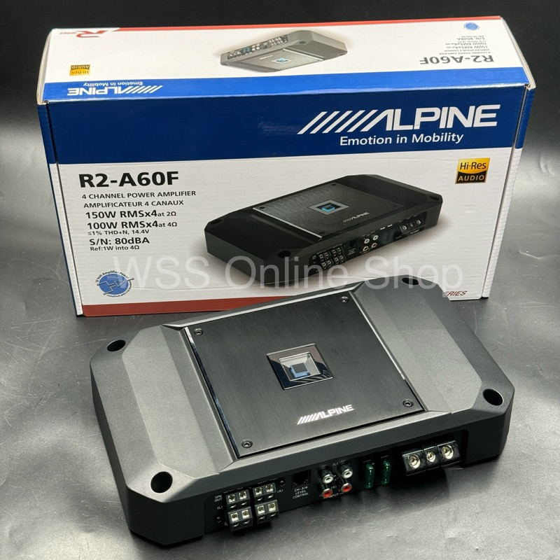 Alpine [Original] R Series 4 Channel Power Amplifier (R2-A60F) | Shopee ...