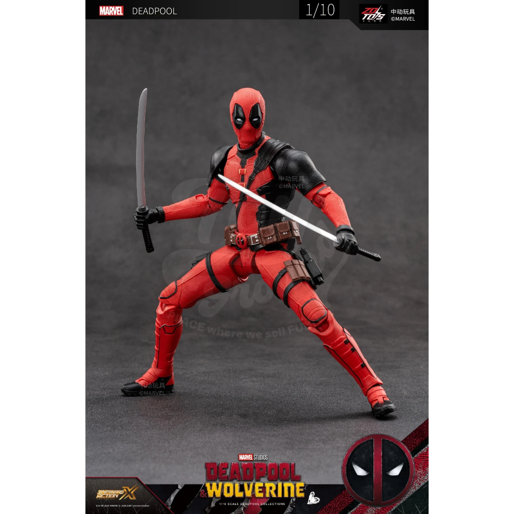 [Double bubble wrap] ZD Toys Marvel Deadpool 3 the movie Deadpool and ...
