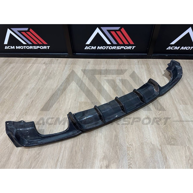 BMW F30 performance carbon fiber rear diffuser quad exhaust | Shopee ...