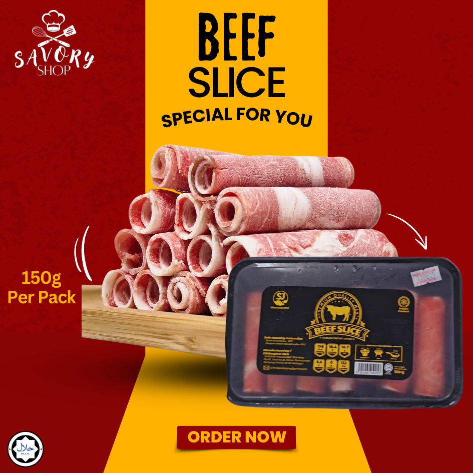 Premium Quality Shabu Shabu Beef Slice Sukiya Fresh Frozen 150G per ...