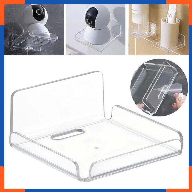 CCTV Wall Shelf Camera Rack Wall Mounted Storage Holders Monitor Set ...