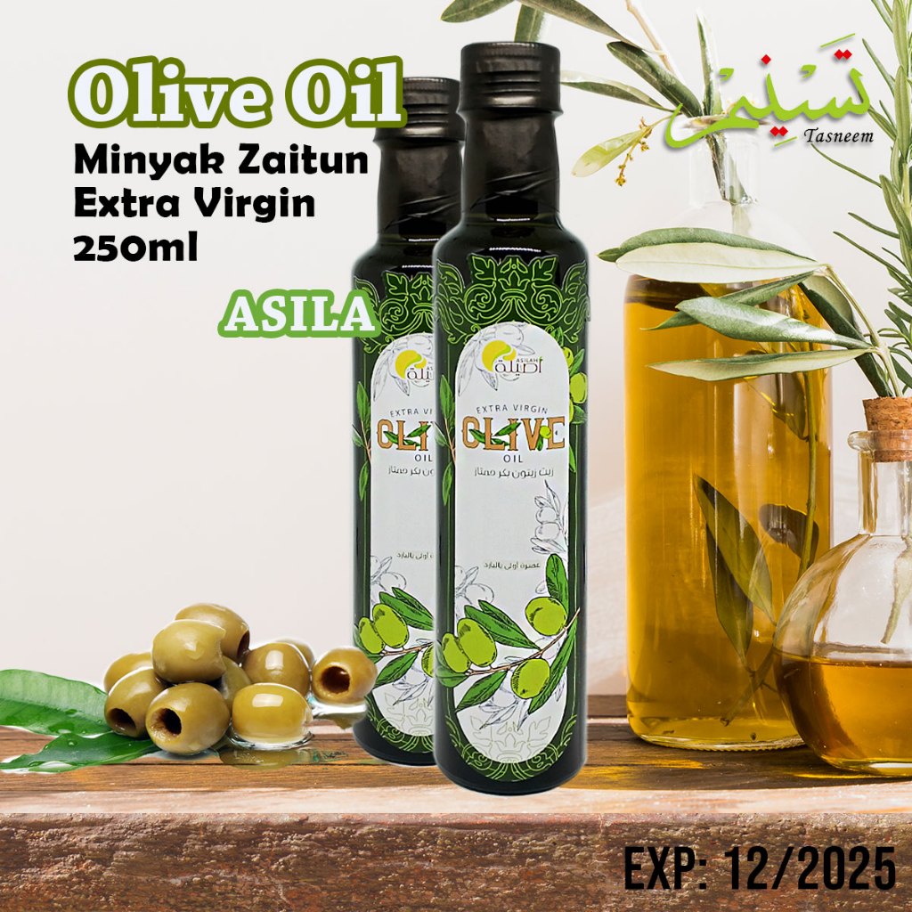 Minyak Zaitun | Extra Virgin Olive Oil | Asilah | Cold Pressed Premium ...