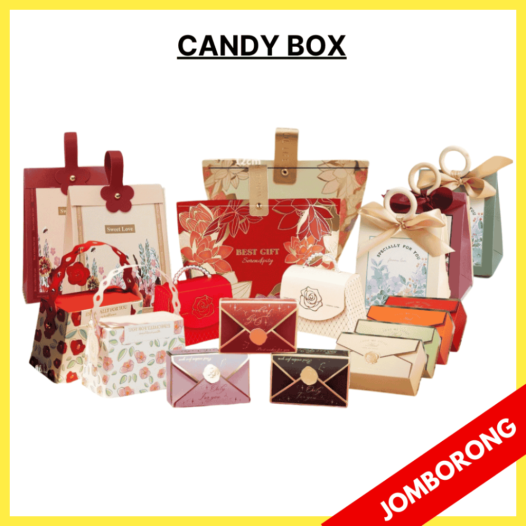 (5pcs) CANDY BOX Wedding Party Birthday Goodies Gift Souvenir Doorgift ...