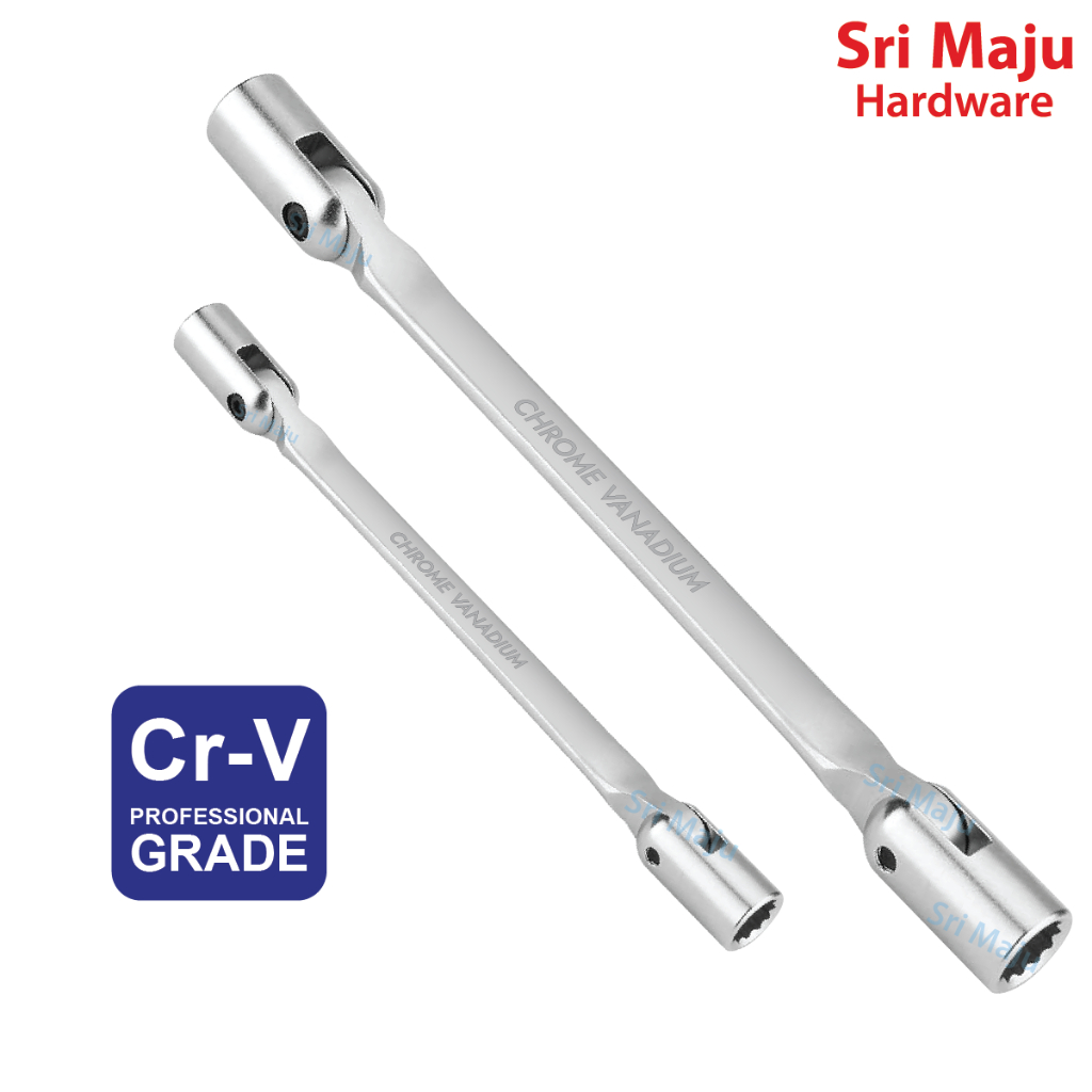 MAJU Quality Cr-V Double Socket Wrench Spanner Spannar Matte Surface ...