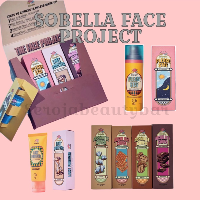 SOBELLA THE FACE PROJECT ABSOLUTE COVER LIQUID FOUNDATION| SETTING ...