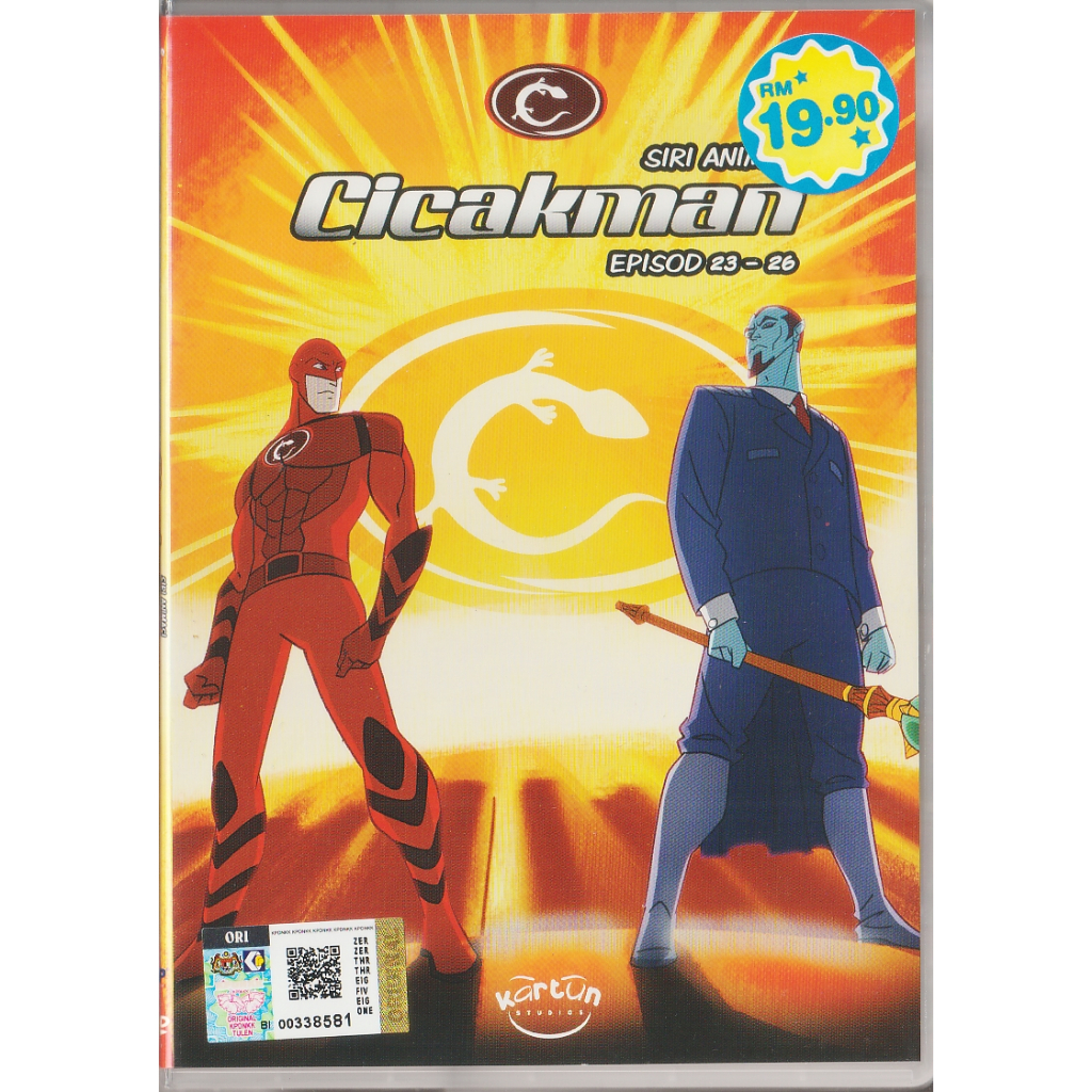 DVD CICAKMAN SIRI ANIMASI EP 23 - 26 ( ORIGINAL FILEM DVD ) | Shopee ...
