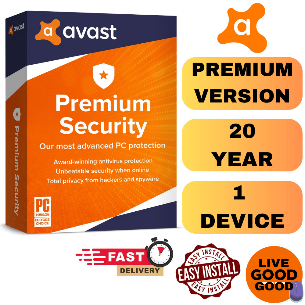 AVAST Premium Security (20 YEAR) 2025 Antivirus | Shopee Malaysia