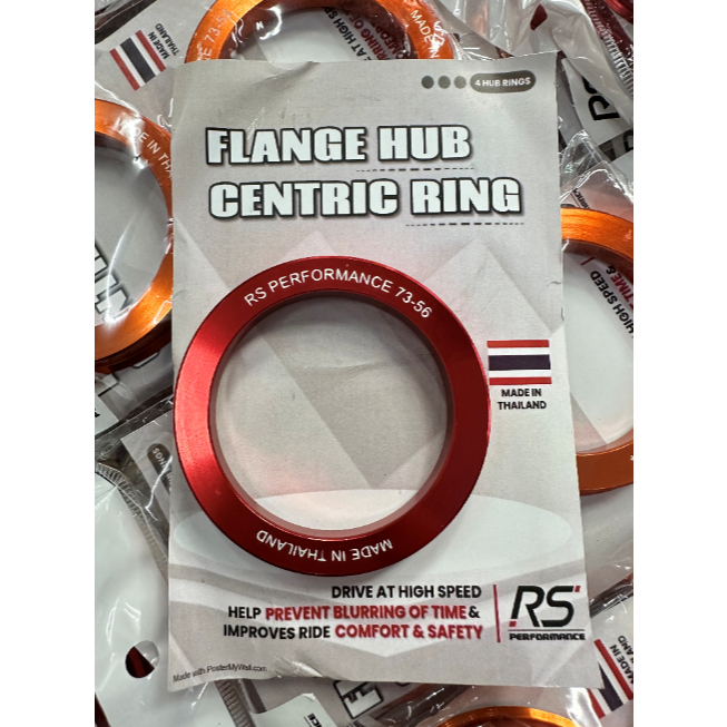 RS PERFORMANCE [Thailand made] RS High Quality Flange Hub Center Ring ...