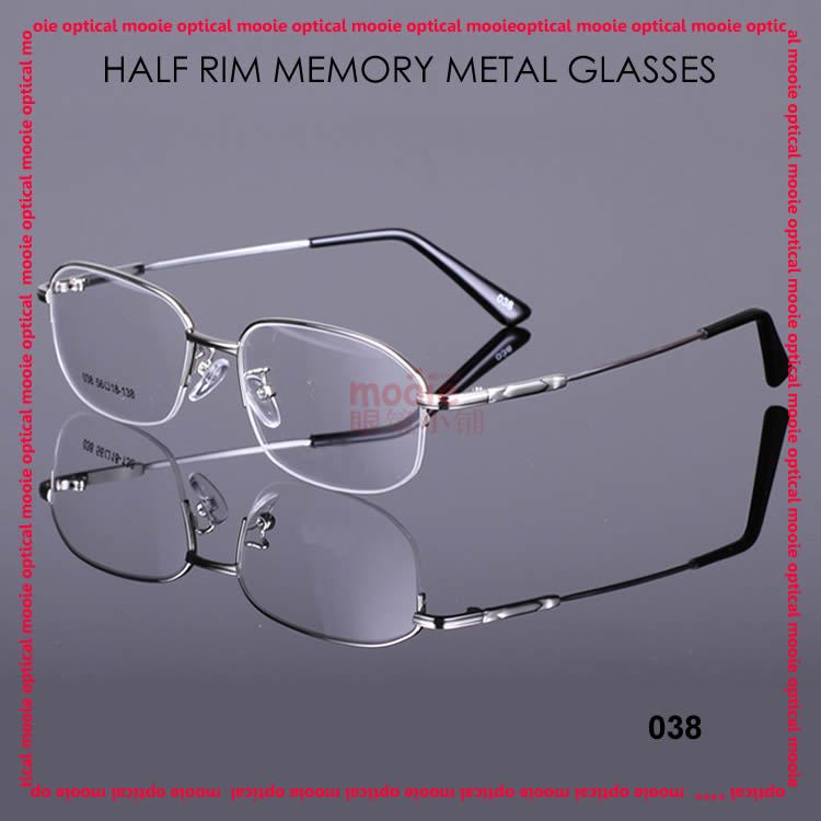 Mooie Store Bingkai Besar Cermin Mata Separuh Lelaki Half Rim Memory ...
