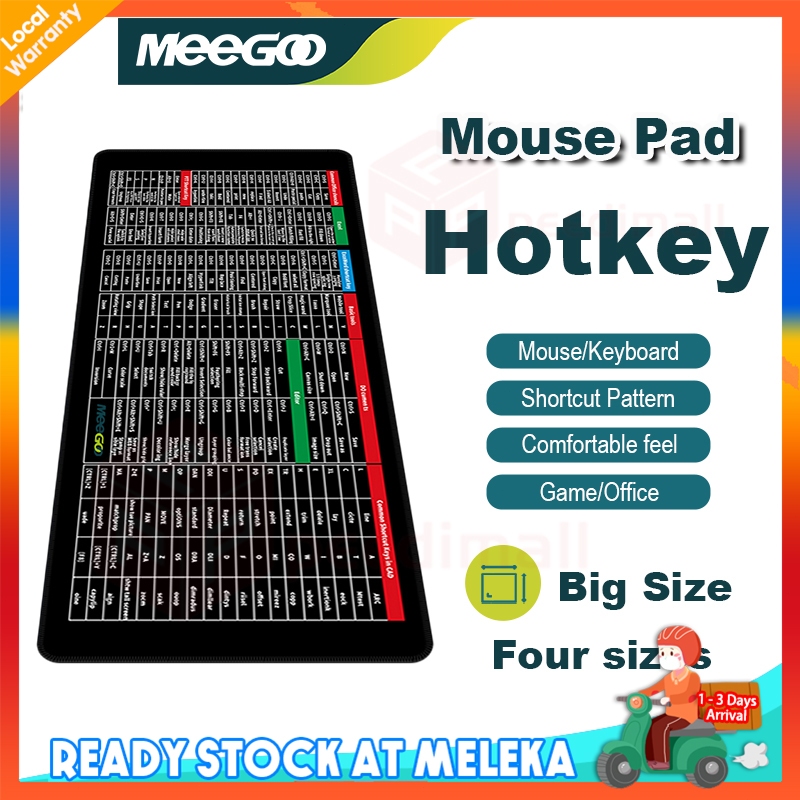 Large MousePad Gaming Mouse Keyboard Pads Tetikus Besar: Office Home ...