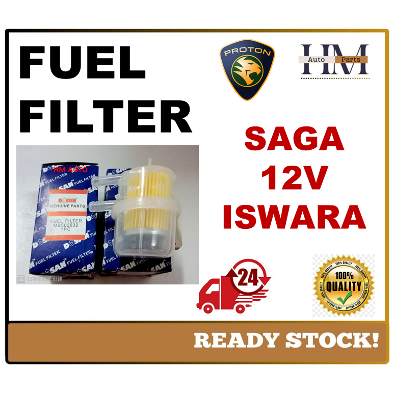 Proton Saga Megavalve Iswara12V Fuel Filter Petrol Filter Brand Dosan ...