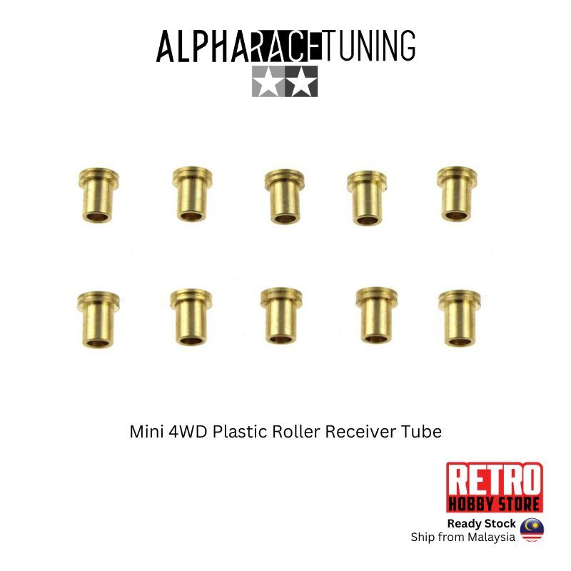 Mini 4wd ★ Tamiya IMI Brass T Tube Roller Receiver Eyelet for Plastic ...