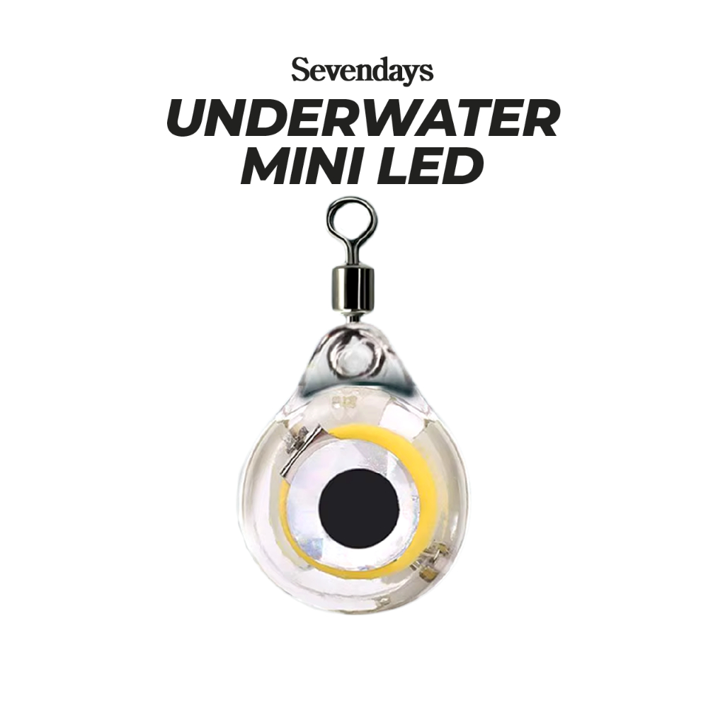 Underwater Mini LED Fishing Lure Night Battery Powered Glow Lampu ...