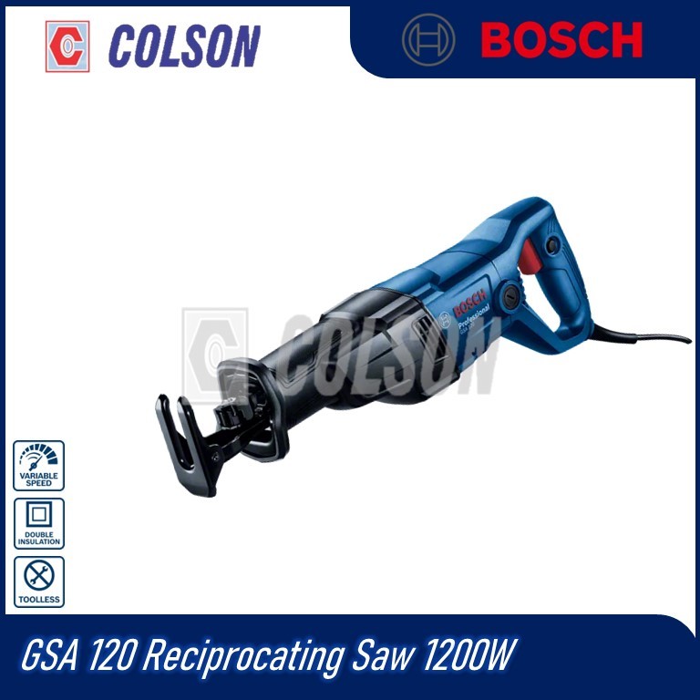 COLSON BOSCH GSA120 Reciprocating Saw 1200W | Shopee Malaysia