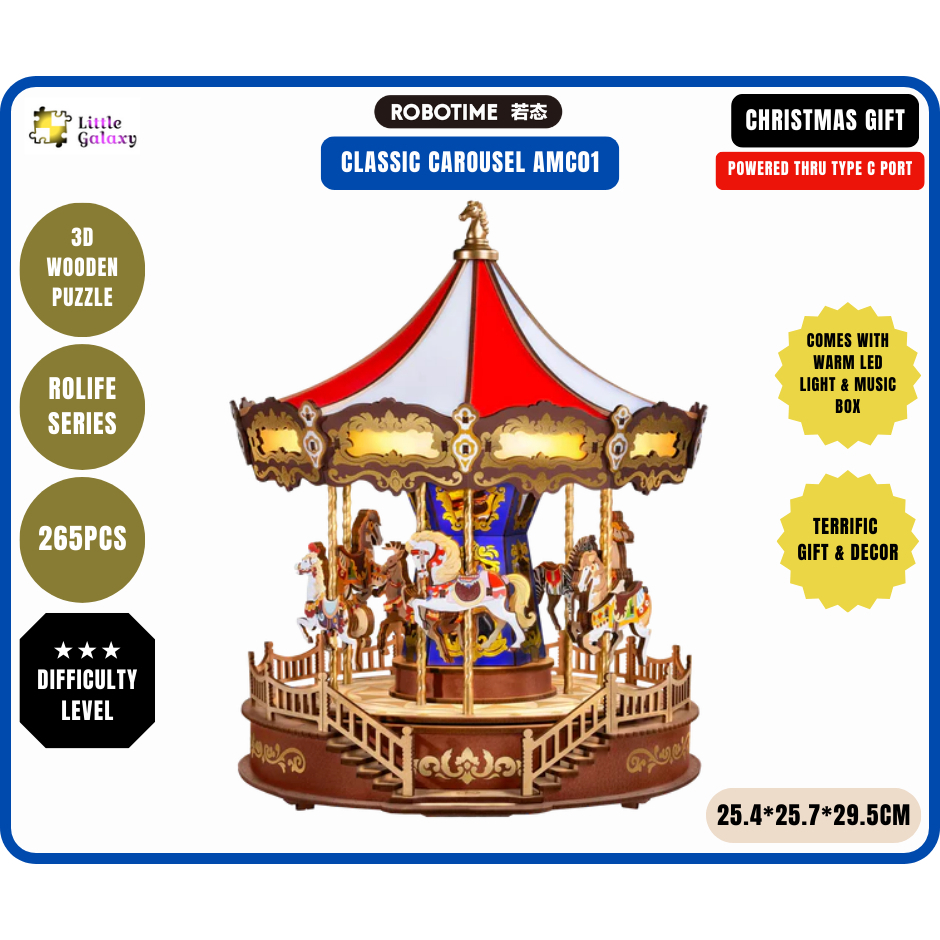 [Ready Stock][Valentine Gift] Robotime Rolife DIY 3D Wooden Puzzle ...